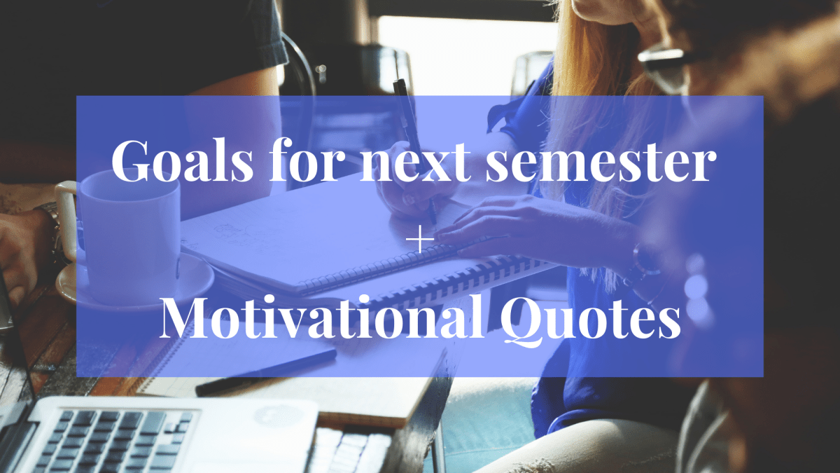 Goals for next semester + Motivational Quotes – Studying Life with Gigi